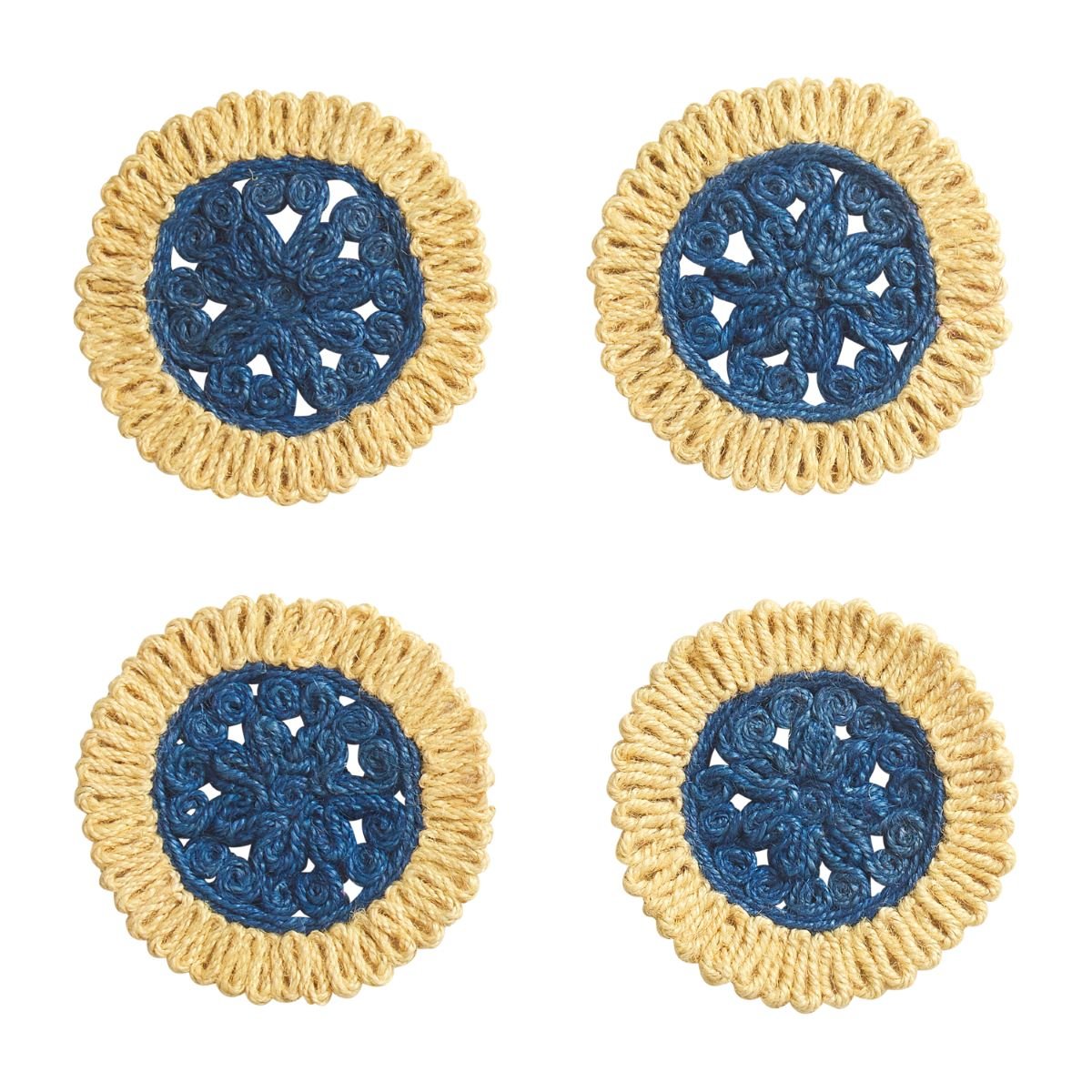 Jaya Coasters Set - Lapis - Sage x Clare – Ruby's Home Store